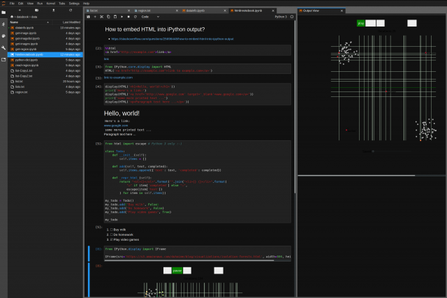 如何嵌入 HTML 到 iPython notebook的输出 | openthings