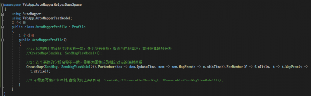 Asp.NetCore 3.1 使用AutoMapper自动映射转换实体 DTO，Data2ViewModel | 做自己518