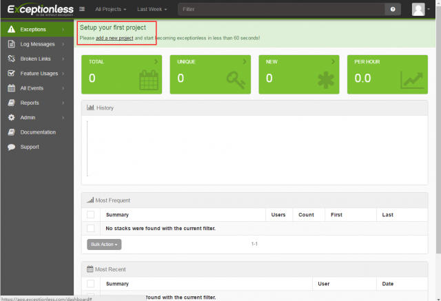 日志收集框架 Exceptionless | Exceptionless