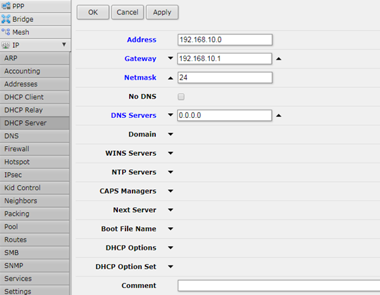RouterOS安装以及搭建DHCP PPPoE PPTP L2TP服务 | PPPoE