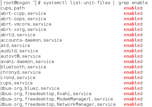 centos7如何查询已运行服务？ | 查询