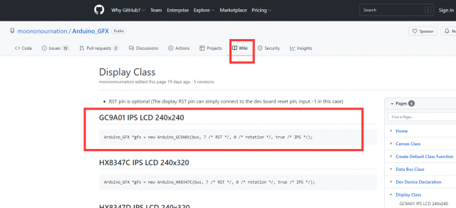 Arduino+ESP32 之 驱动GC9A01圆形LCD(一)，基于Arduino_GFX库 | 一匹夫