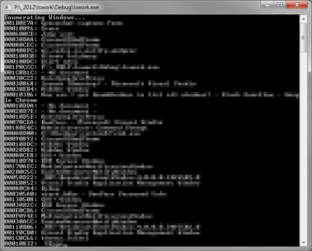 c++ - 如何让 EnumWindows 列出所有窗口？ | 窗口